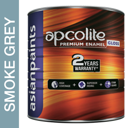 Asian Paints Apcolite Premium Gloss Enamel Smoke Grey in Hardware ...
